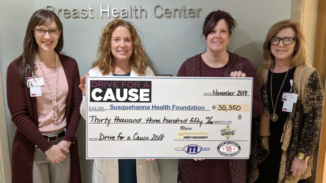 Drive for a Cause raises $30,350 to support breast health research ...